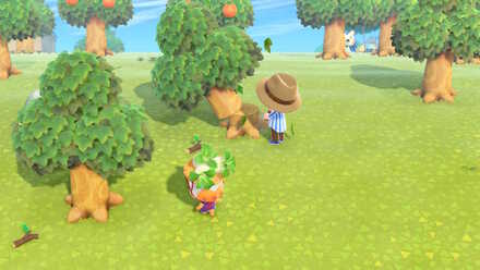 How to Chop Wood and Pull Up Trees | ACNH - Animal Crossing: New ...