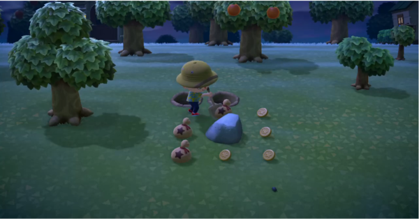 Money Rock | How to Hit the Rock 8 Times | ACNH - Animal Crossing: New ...