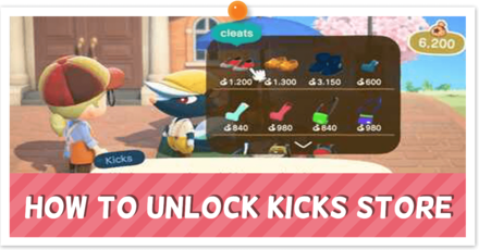 How to Unlock Kicks Store | ACNH - Animal Crossing: New Horizons ...