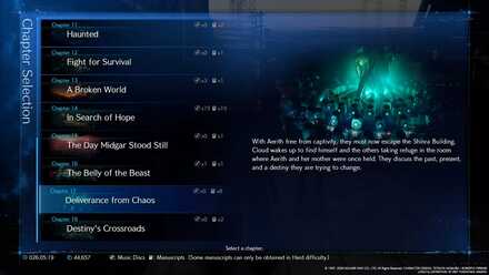 Post Game Content | New Game Plus and How to 100% Clear the Game | FF7 ...