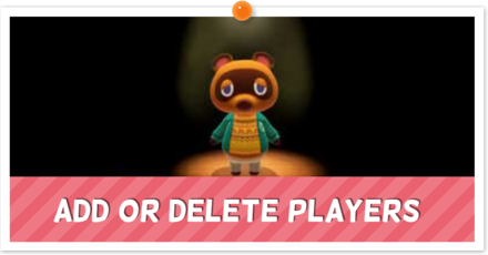How to Add or Delete Players | ACNH - Animal Crossing: New Horizons ...
