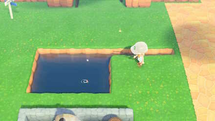 How to Make Shaped Ponds | ACNH - Animal Crossing: New Horizons (Switch ...