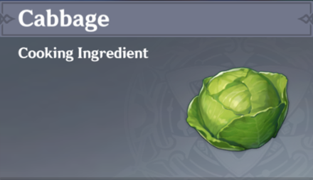 How to Get Cabbage and Effects | Genshin Impact｜Game8