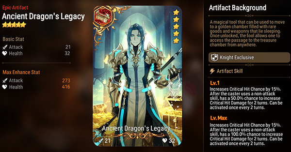 Ancient Dragon's Legacy - Rating and Stats | Epic Seven｜Game8