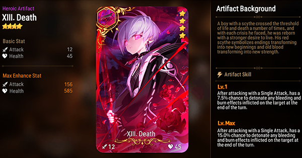 XIII. Death - Rating and Stats | Epic Seven｜Game8