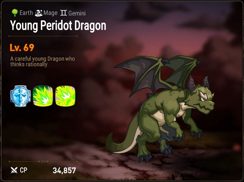 Young Peridot Dragon - Skills and Stats | Epic Seven｜Game8