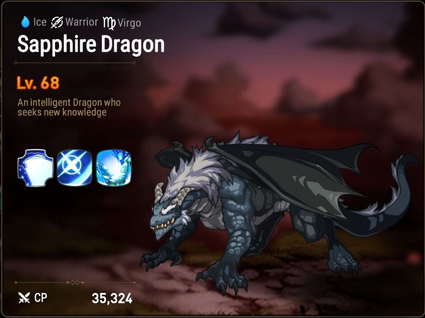 Sapphire Dragon - Skills and Stats | Epic Seven｜Game8