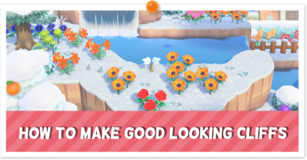 Cliff Ideas | How to Make Good Looking Cliffs | ACNH - Animal Crossing ...