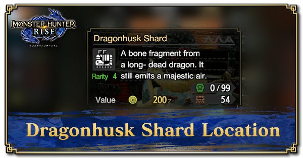 Dragonhusk Shard Location: How to Get and Uses | Monster Hunter Rise ...