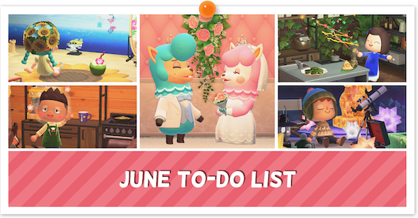 June To-Do List | Events, Bugs, Fish, and More! | ACNH - Animal ...