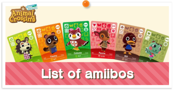 List of amiibos and Compatibility | ACNH - Animal Crossing: New ...