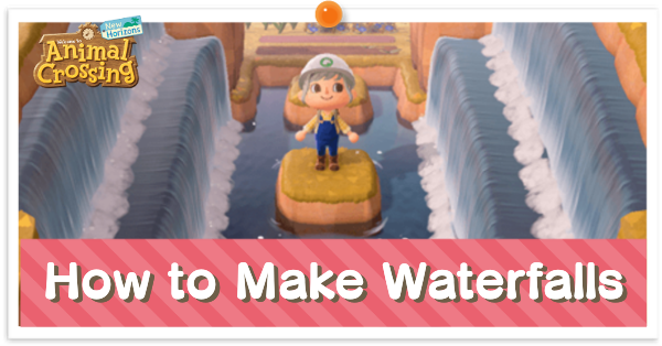 How to Make Waterfalls | ACNH - Animal Crossing: New Horizons (Switch ...