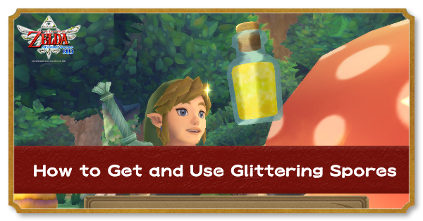 How to Get the Glittering Spores: Location and How to Use | Zelda ...