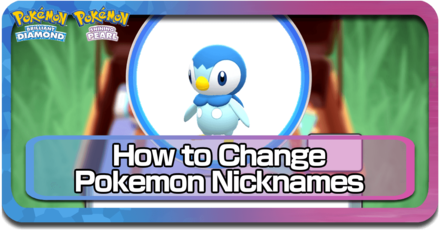 Name Rater Location: How to Change Nicknames | Pokemon Brilliant ...