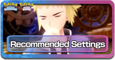 List of Settings and Best Settings | Pokemon Brilliant Diamond and ...