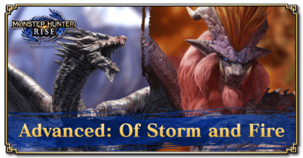 Advanced: Of Storm and Fire Quest and Rewards | Monster Hunter Rise ...