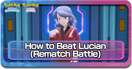 How to Beat Elite Four Lucian in a Rematch Battle | Pokemon Brilliant ...