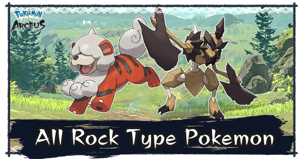 All Rock Type Pokemon