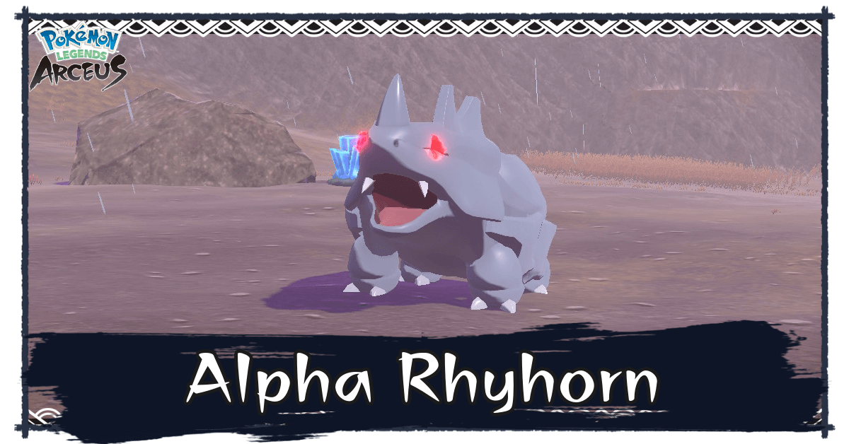 Alpha Rhyhorn Location and How to Catch | Pokemon Legends: Arceus｜Game8