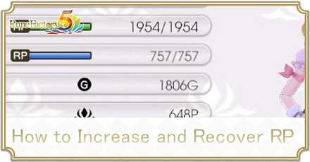 How to Recover and Increase RP | Rune Factory 5 (RF5)｜Game8