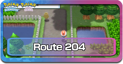 Route 204 Pokemon List and Map | Pokemon Brilliant Diamond and Shining ...