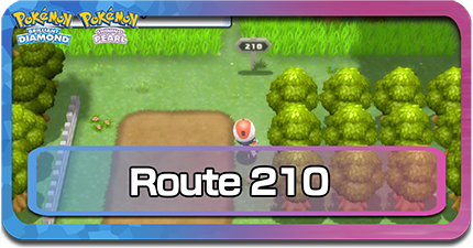 Route 210 Pokemon List and Map | Pokemon Brilliant Diamond and Shining ...