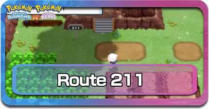 Route 211 Pokemon List and Map | Pokemon Brilliant Diamond and Shining ...