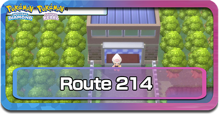Route 214 Pokemon List and Map | Pokemon Brilliant Diamond and Shining ...