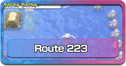 Route 223 Pokemon List and Map | Pokemon Brilliant Diamond and Shining ...
