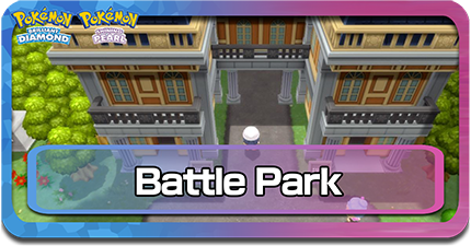 Battle Park Pokemon List and Map | Pokemon Brilliant Diamond and ...