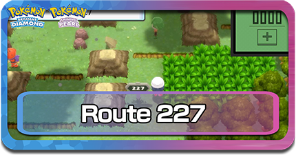 Route 227 Pokemon List and Map | Pokemon Brilliant Diamond and Shining ...