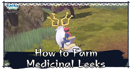 How to Farm Medicinal Leeks and Craftable Items | Pokemon Legends ...