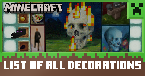 List of Decorations | Minecraft｜Game8
