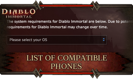 Compatible Phones List and Phone Requirements | Diablo Immortal｜Game8