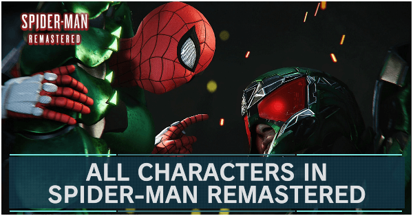 Spider Man All Characters