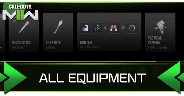 List Of Equipment Tactical Lethal And Field Upgrades Modern