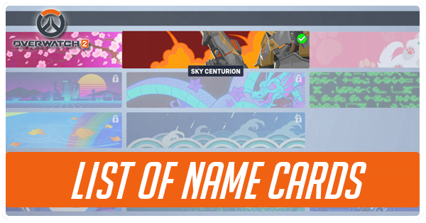 List of Name Cards | Overwatch 2｜Game8