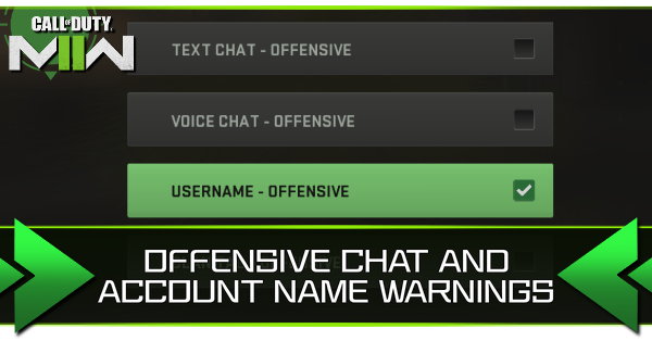 Report Status Changed: Account Name and Offensive Chat Warnings ...