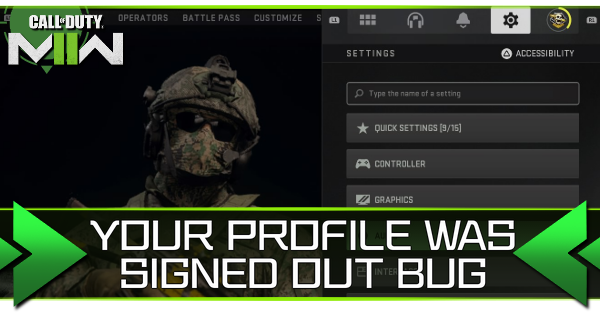 Your Profile Was Signed Out Status: Dexterity Bug Fix | Warzone 2.0｜Game8