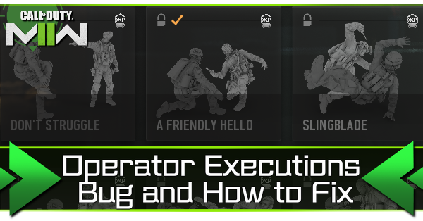 Operator Executions Bug and How to Fix | Warzone 2.0 | Modern Warfare 2 ...