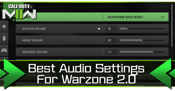 Best Audio Settings for Hearing Footsteps | Warzone 2.0｜Game8
