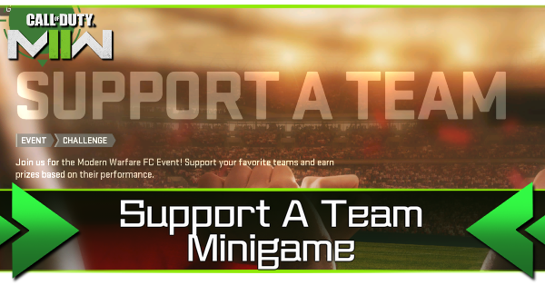 Support A Team: World Cup Minigame & How to Play | Modern Warfare 2｜Game8