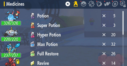 List of All Medicine (Recovery Items) | Pokemon Scarlet and Violet (SV ...