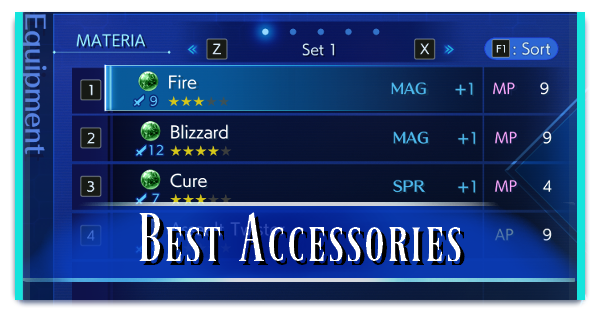 Best Equipment and Best Accessories | Crisis Core: Reunion｜Game8