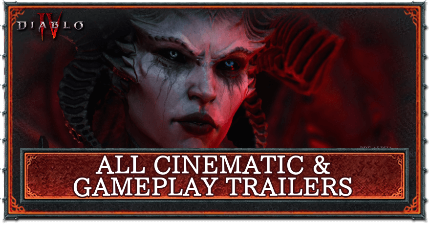 All Cinematic And Gameplay Trailers Diablo 4 D4 |game8