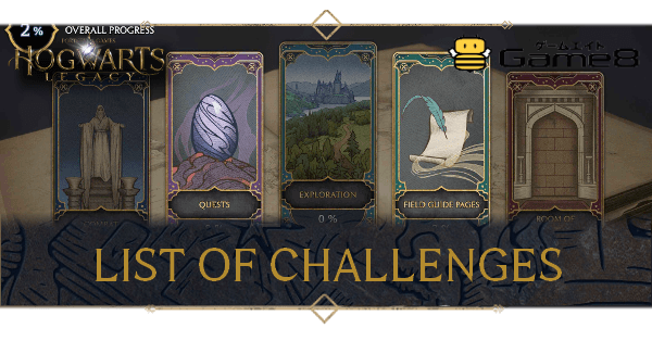 List of Challenges and Rewards | Hogwarts Legacy｜Game8