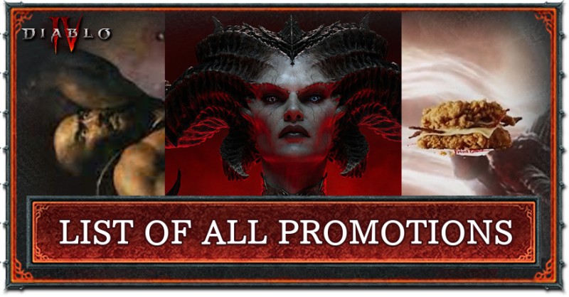 List of All Promotions | Diablo 4 (D4)｜Game8