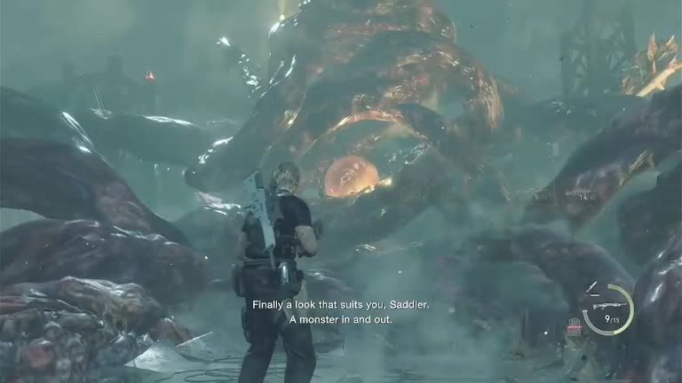 Resident Evil 4 Saddler Boss Fight