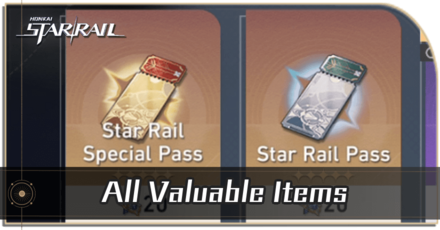 All Valuable Items | Honkai: Star Rail｜Game8