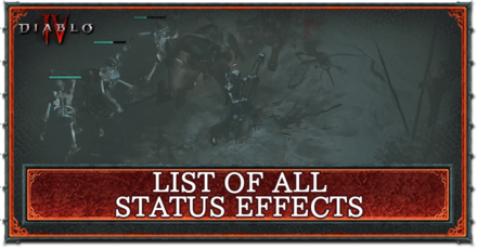 List of All Status Effects: Buffs and Debuffs | Diablo 4 (D4)｜Game8